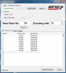 Encoder Software – RFID Race Timing Systems